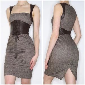 bebe | Dresses | 448nwt Bebe Tweed Corset Dress | Poshmark